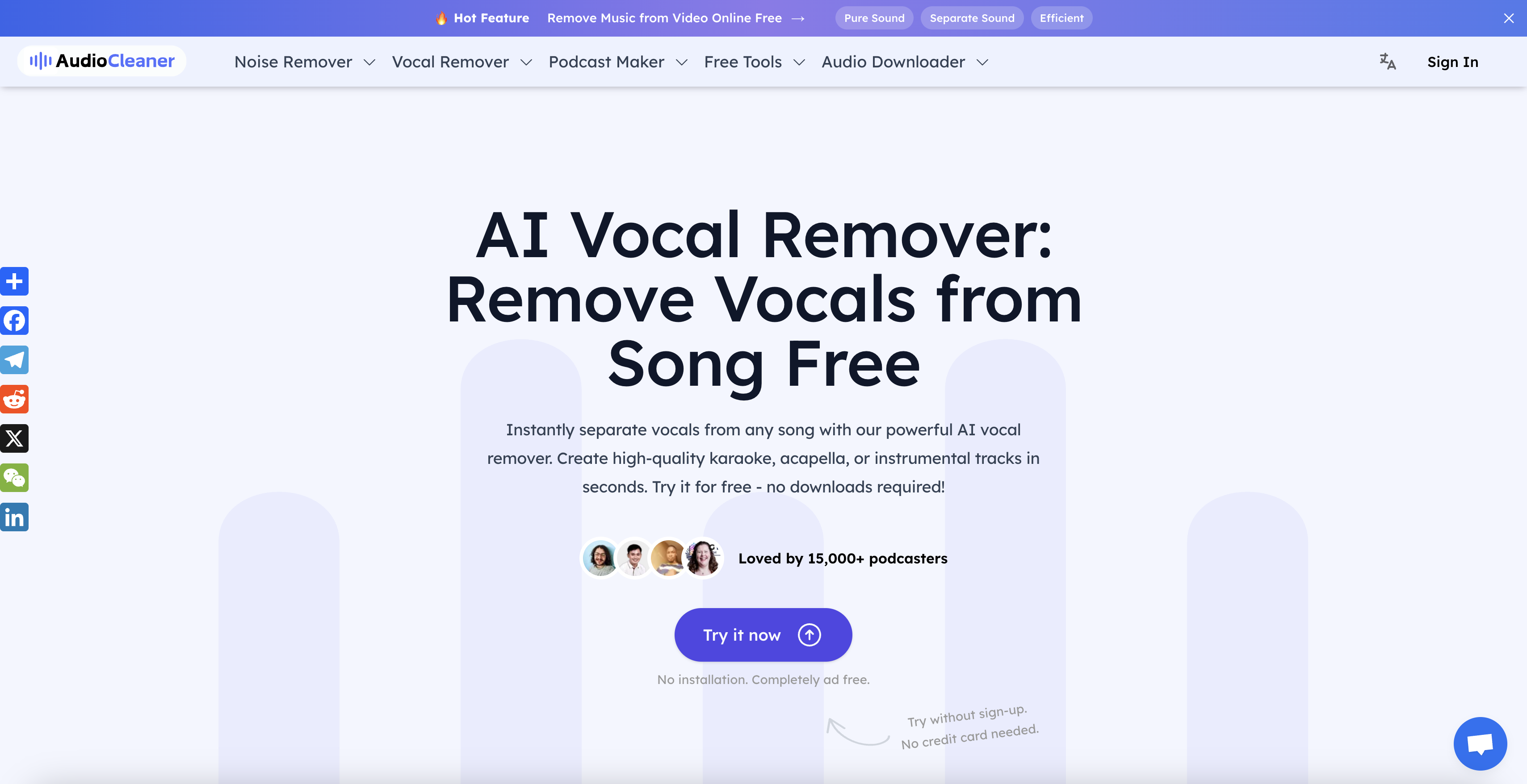 Vocal Remover Free - AI Tool Review & Details | AI Directories